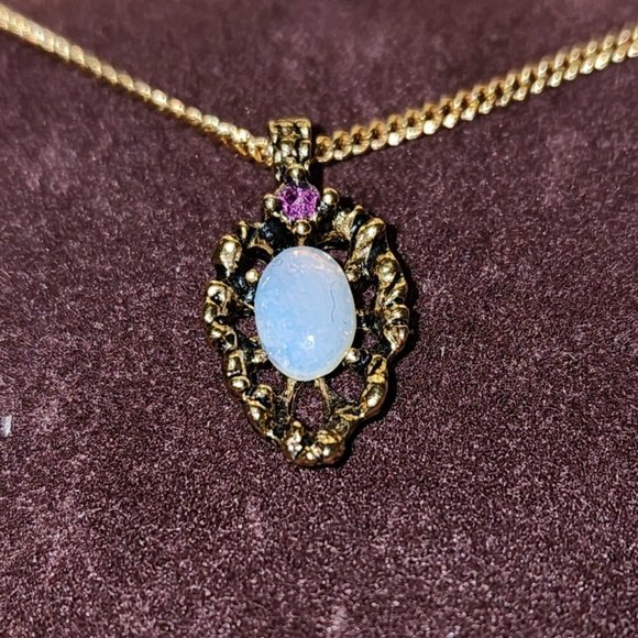 Ronte of Hollywood | Jewelry | Vintage Ronte Of Hollywood Opal Necklace ...